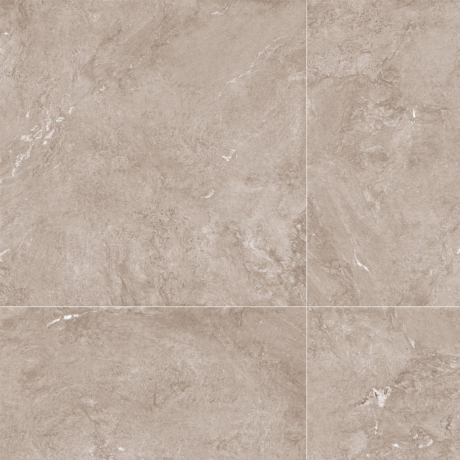 Alpine Taupe Cross 80x80 cm | Van Calster